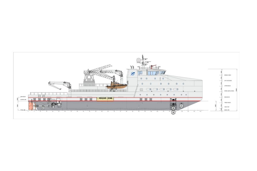 85 m MULTIFUNCTIONAL ICE CLASS ERV – UBM Marine Yacht & Ship